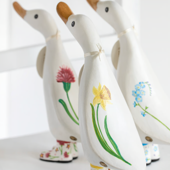 DCUK Wooden Ducks | Hand Carved Duck Ornaments | Gifts From Handpicked