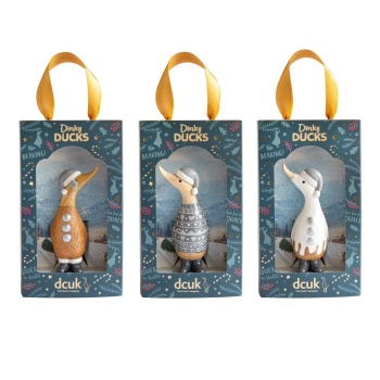 DCUK Wooden Ducks | Hand Carved Duck Ornaments | Gifts From Handpicked