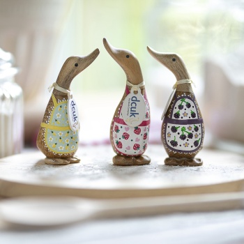 DCUK Wooden Ducks | Hand Carved Duck Ornaments | Gifts From Handpicked