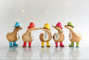DCUK Wooden Ducks | Hand Carved Duck Ornaments | Gifts From Handpicked