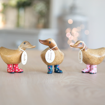 DCUK Wooden Ducks | Hand Carved Duck Ornaments | Gifts From Handpicked