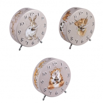 Wrendale Country Animals Mantel Clock | Gifts Handpicked