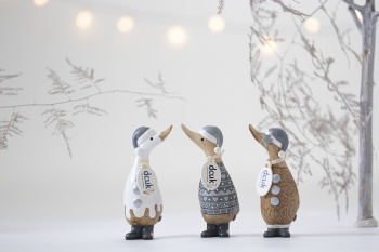 DCUK Wooden Ducks | Hand Carved Duck Ornaments | Gifts From Handpicked