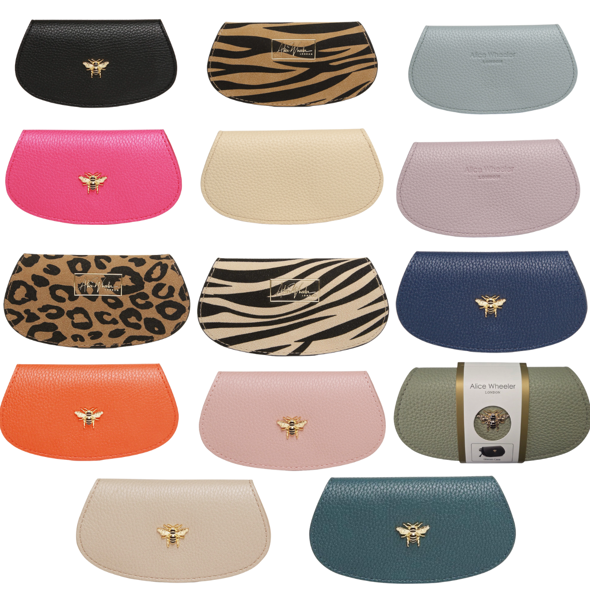 Alice Wheeler Faux Leather Glasses Case | Gifts Handpicked