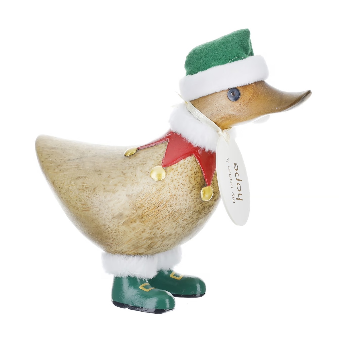 DCUK Traditional Wooden Christmas Duck Elves | Handpicked