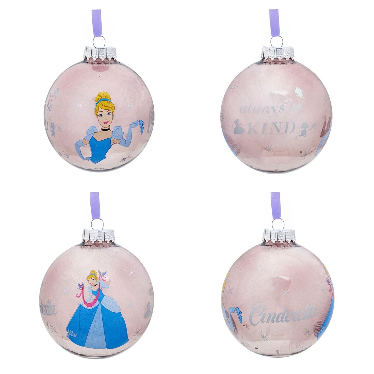 Disney Princess Set of 7 Christmas Tree Baubles | Gifts