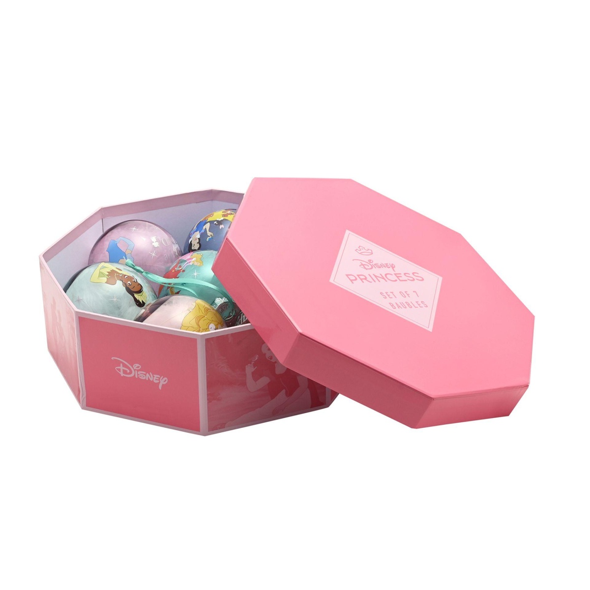 Disney Princess Set of 7 Christmas Tree Baubles | Gifts