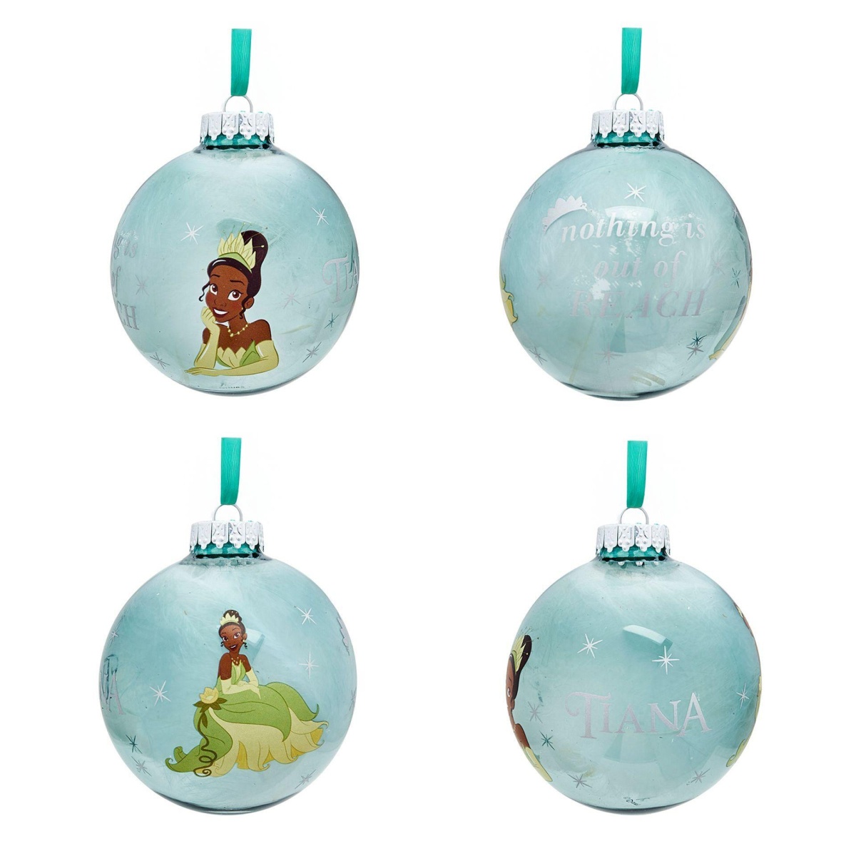 Disney Princess Set of 7 Christmas Tree Baubles | Gifts