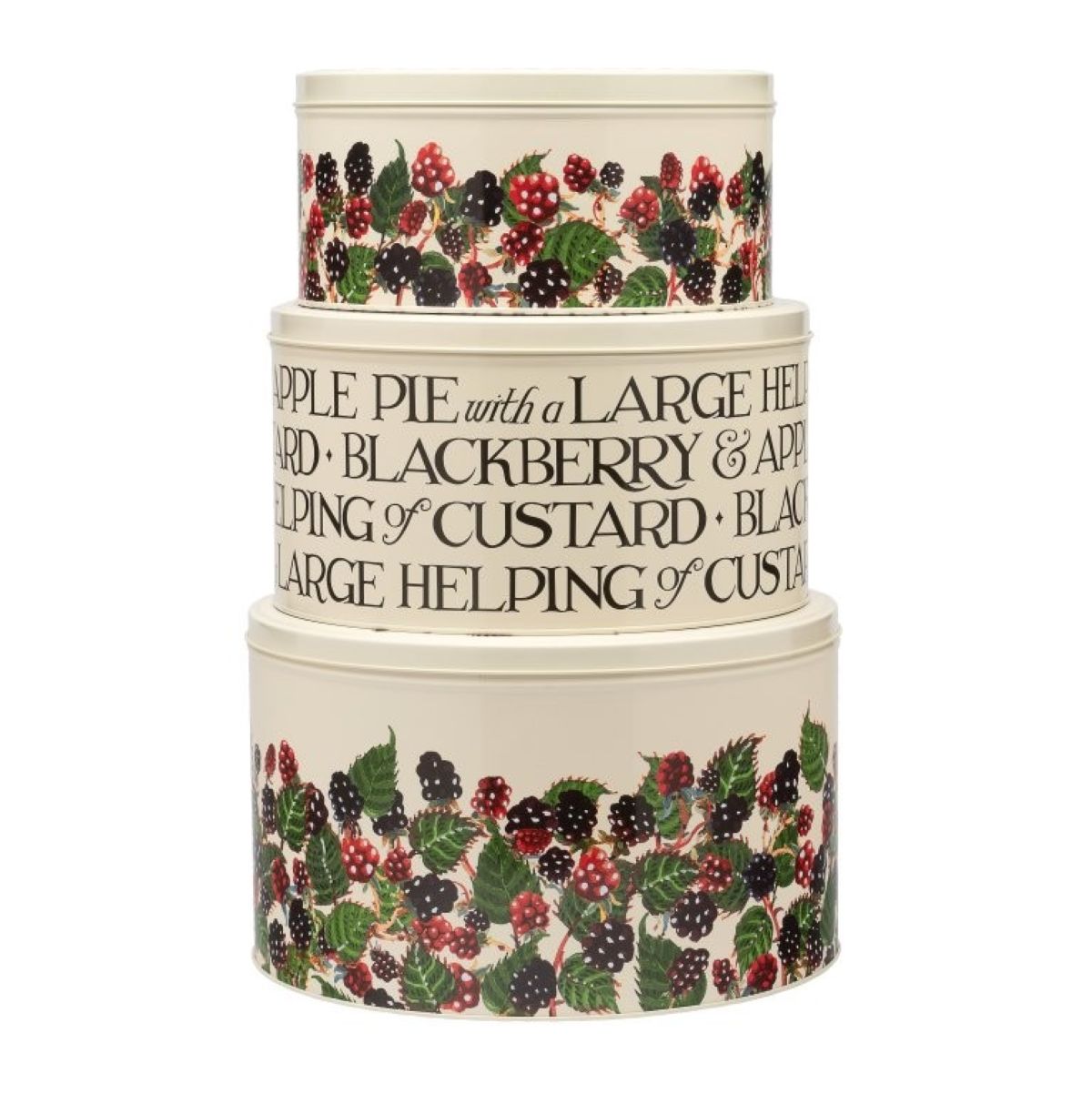 Emma Bridgewater Blackberry Design Cake Tins | Handpicked