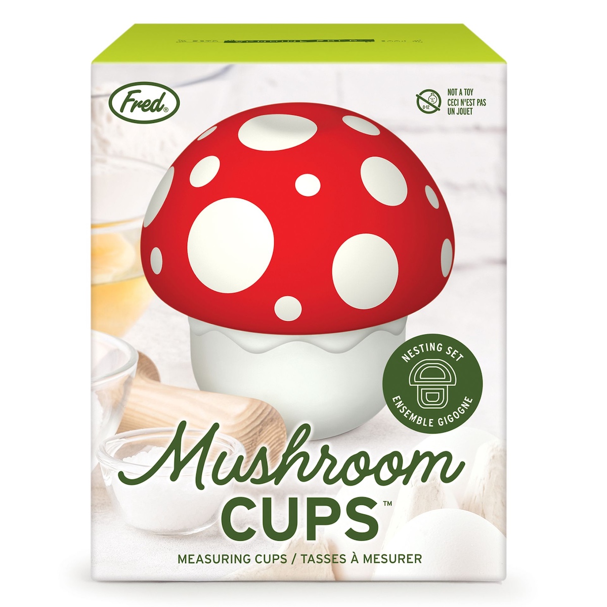 Fred Toadstool Design Measuring Cups | Gifts from Handpicked