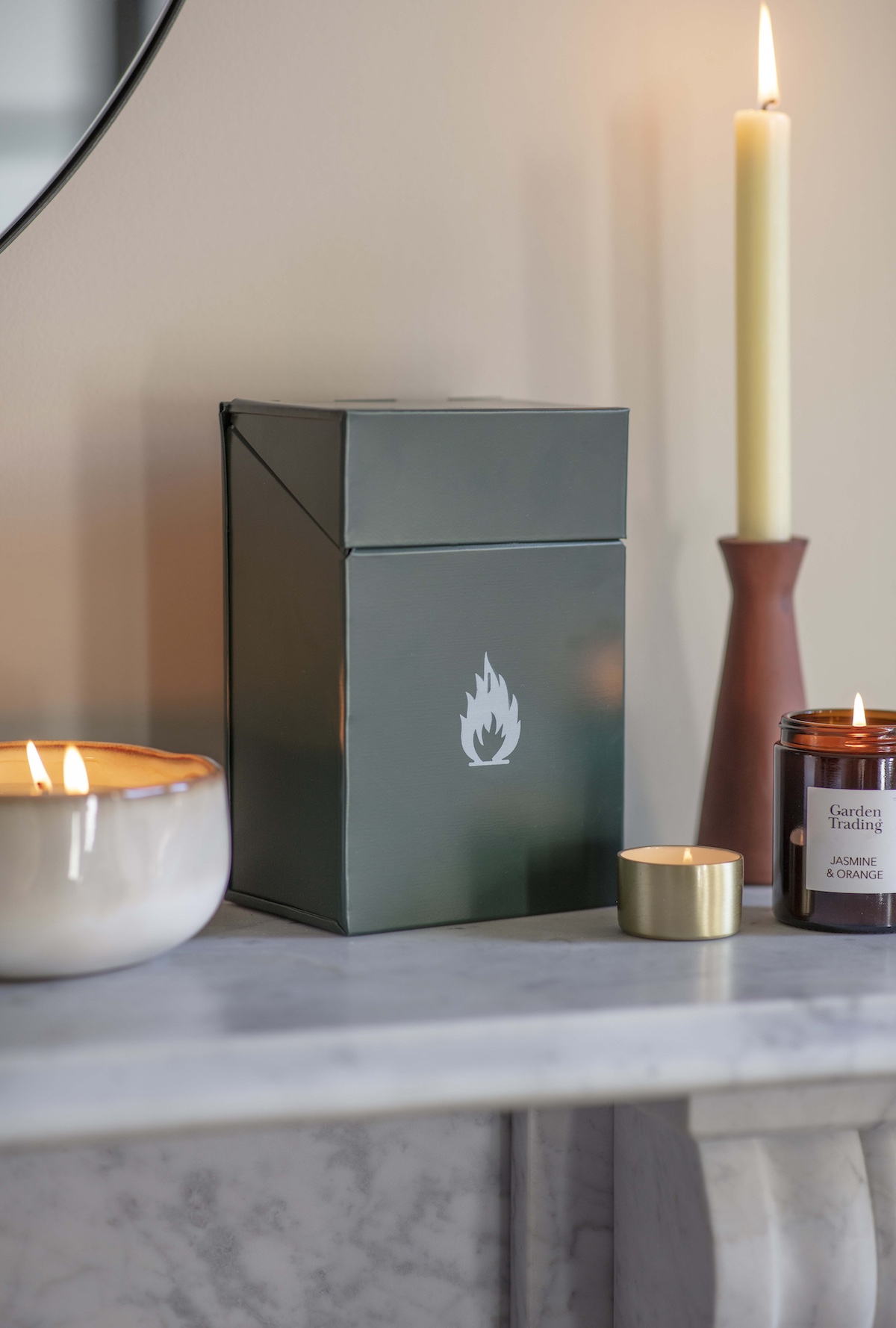 Garden Trading Forest Green Fire Lighter Box | Handpicked