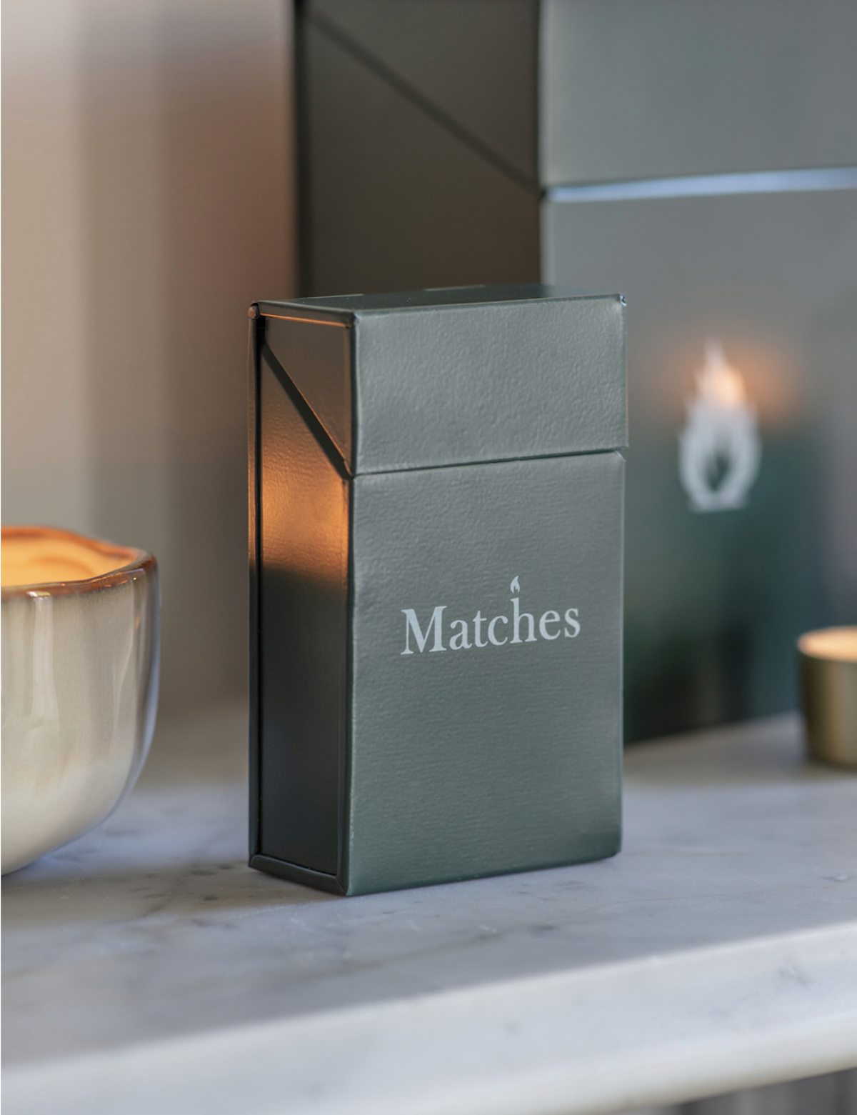 Garden Trading Forest Green Match Box Holder | Handpicked