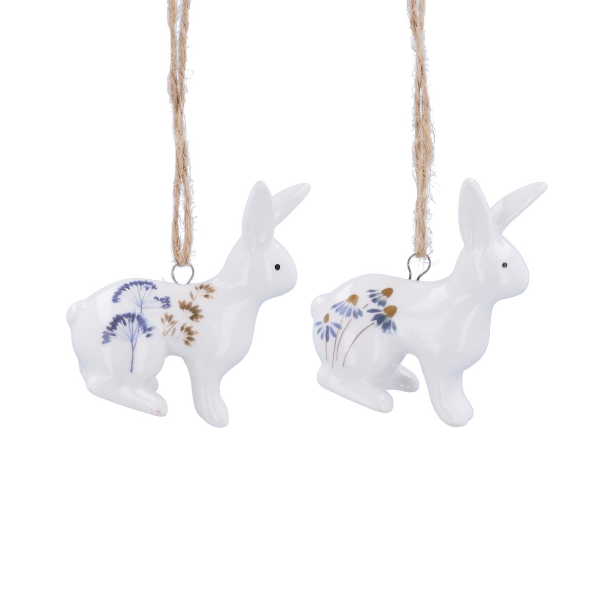 Gisela Graham Meadow Rabbit Easter Decorations | Handpicked
