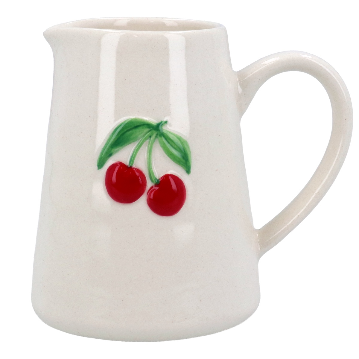 Gisela Graham Cherry Design Ceramic Jug | Gifts Handpicked