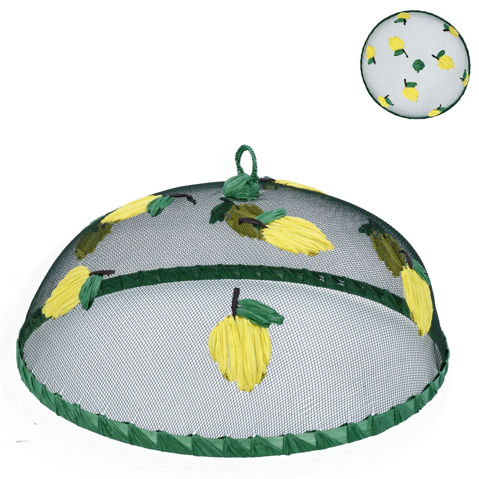 Gisela Graham Lemon Mesh Food Cover | Gifts from Handpicked