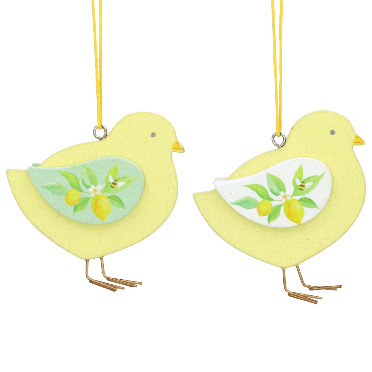 Gisela Graham Lemon Design Chicks Easter Decorations | Gifts