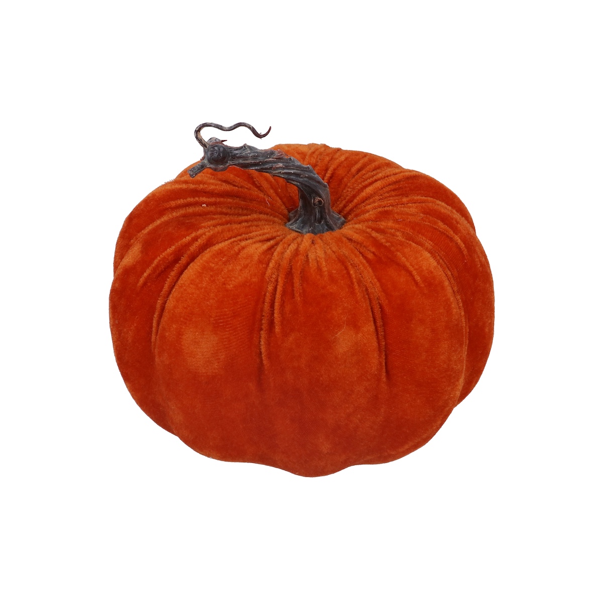 Gisela Graham Velvet Pumpkin Halloween Decoration | Gifts