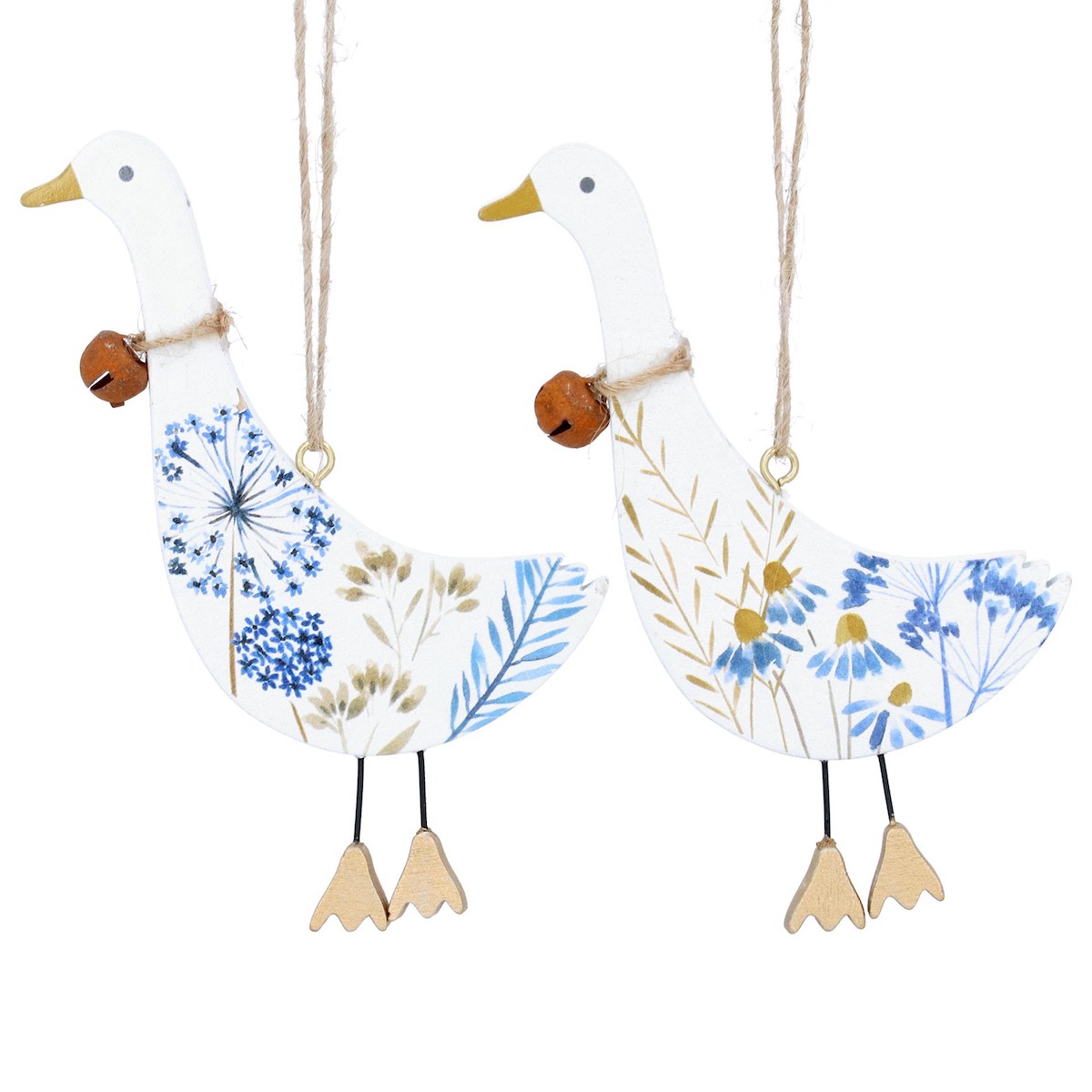 Gisela Graham Meadow Geese Easter Decorations | Handpicked
