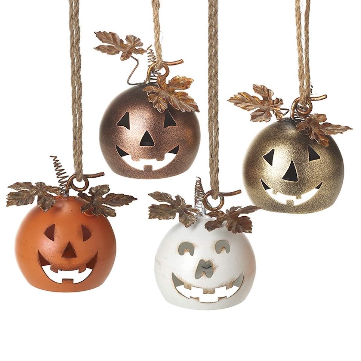 Heaven Sends Metal Pumpkin Halloween Decorations | Gifts