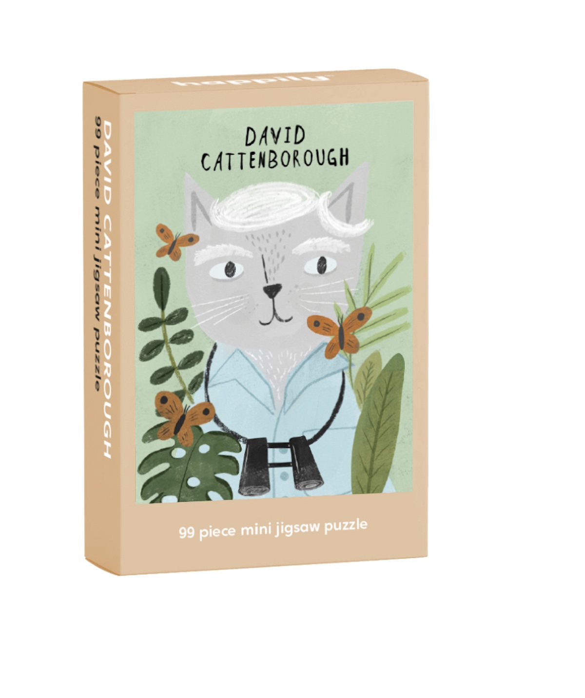 Happily David Cattenborough Mini Jigsaw Puzzle | Handpicked