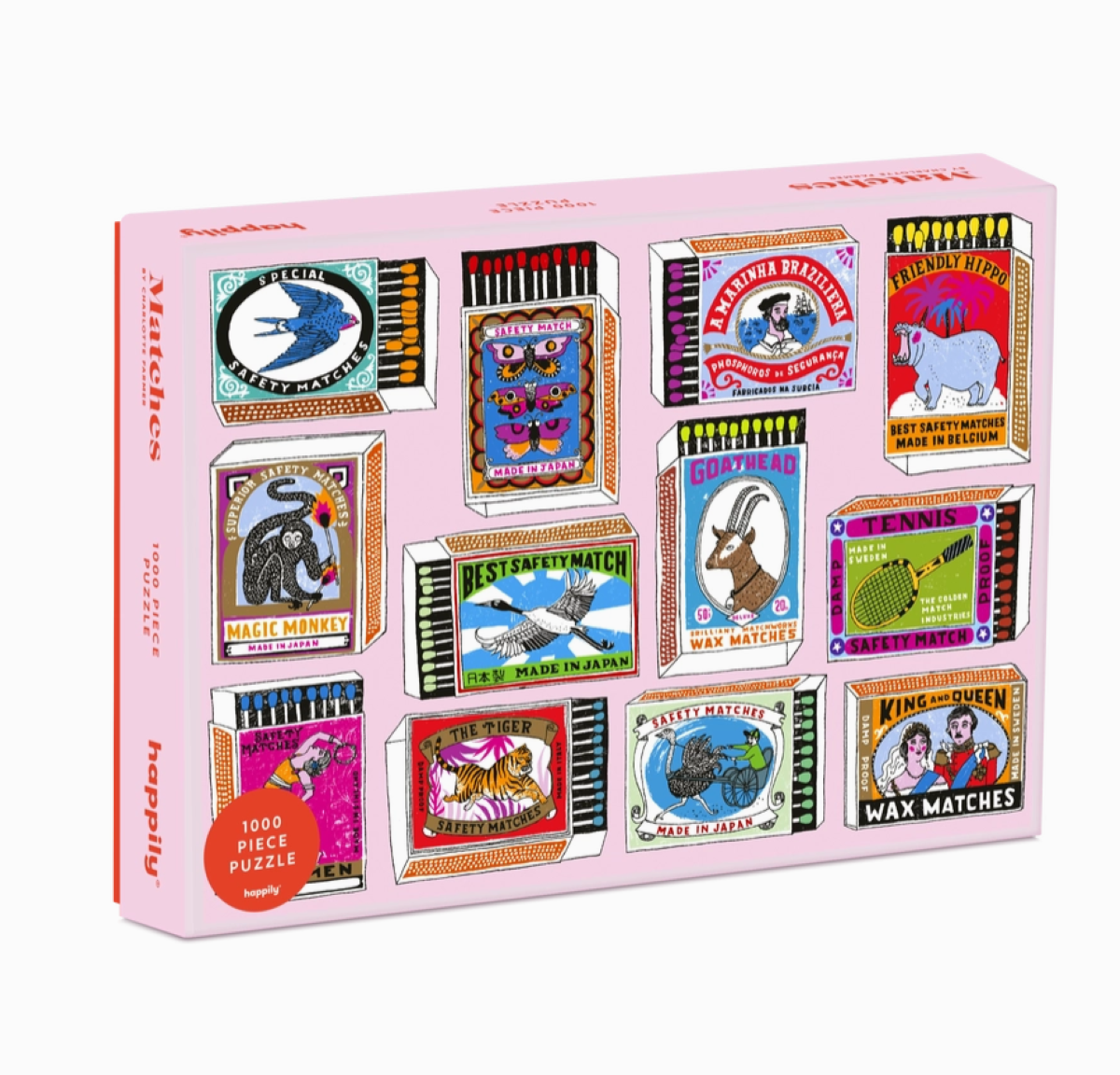 Happily Match Box Design Jigsaw Puzzle | Gifts Handpicked