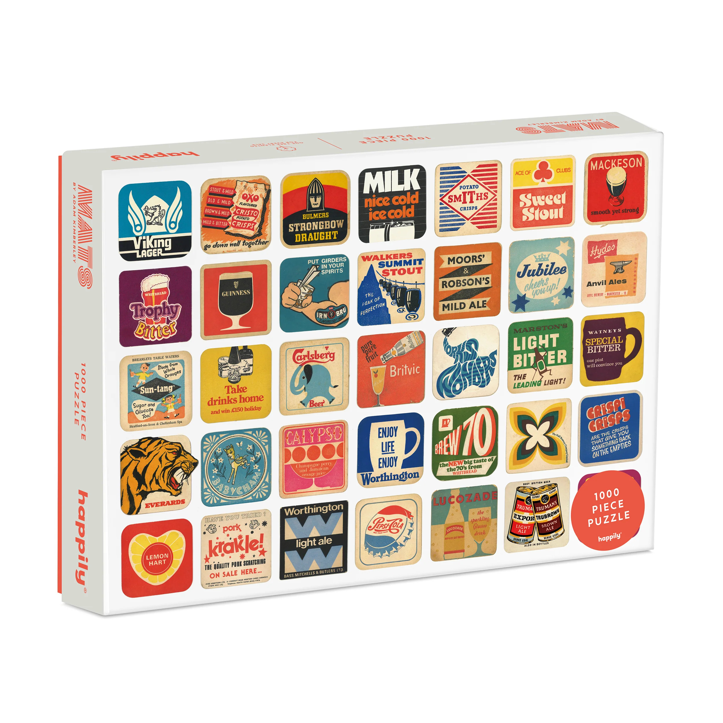 Happily Beer Mat Jigsaw Puzzle | Gifts from Handpicked