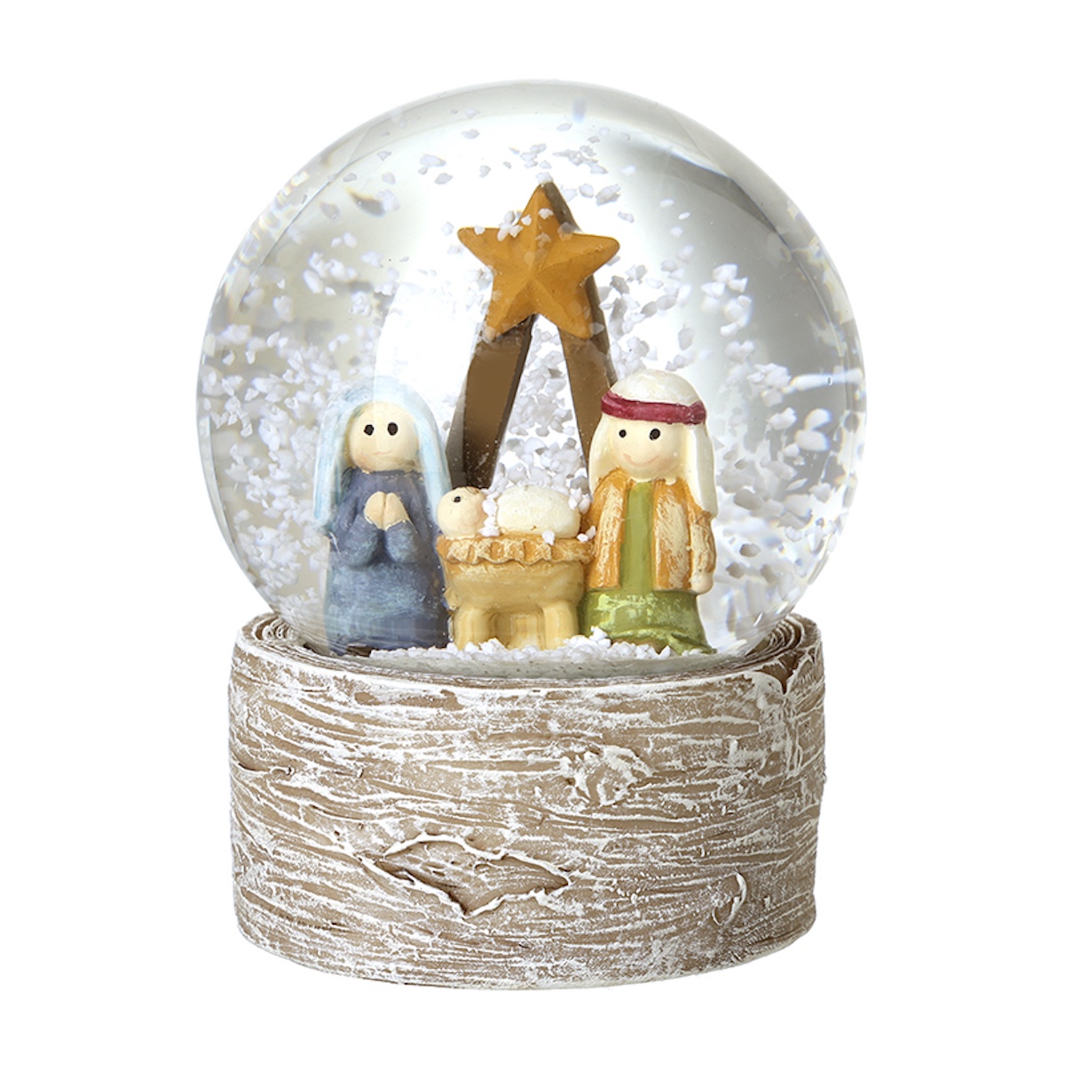 Heaven Sends Nativity Christmas Snow Globe | Handpicked