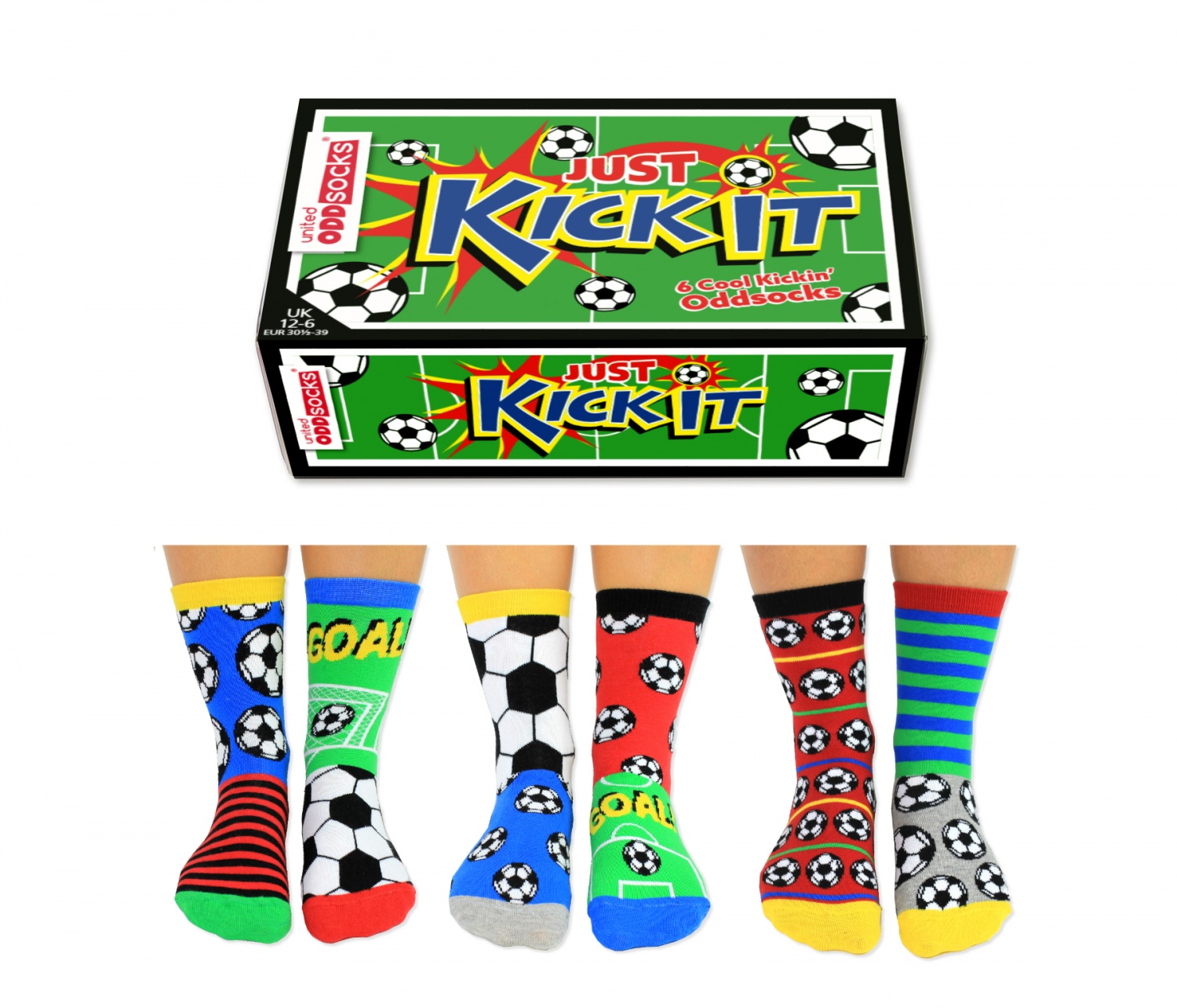 United Oddsocks Football Themed Boys Odd Socks - Gifts Handpicked