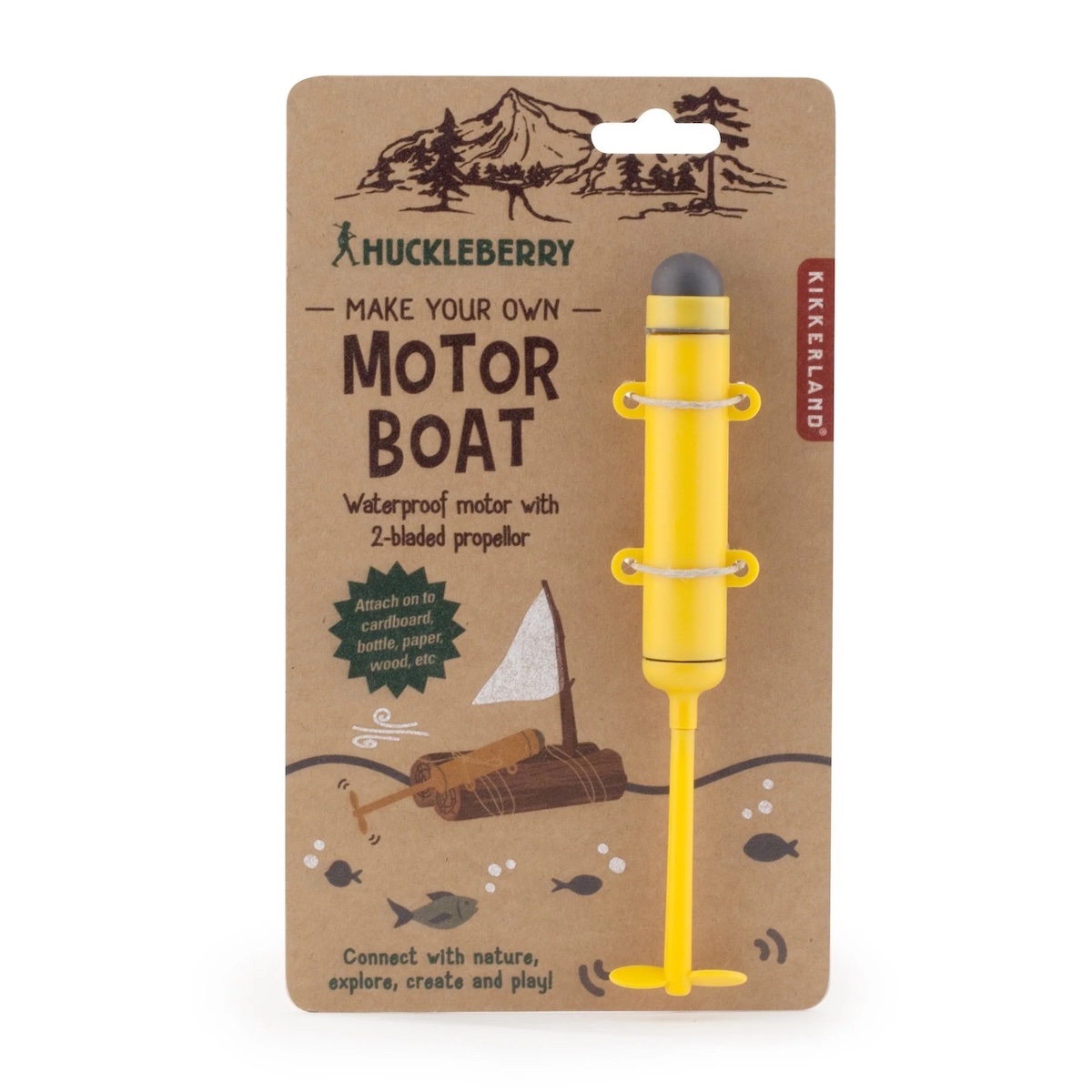 Kikkerland Make Your Own Motor Boat | Gifts from Handpicked