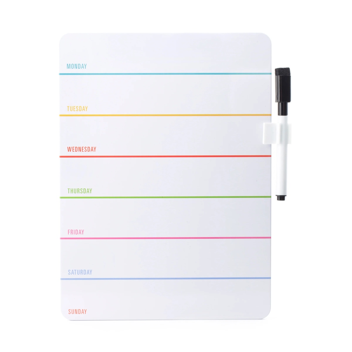 Kikkerland Weekly Dry Erase Board with Pen | GiftsHandpicked