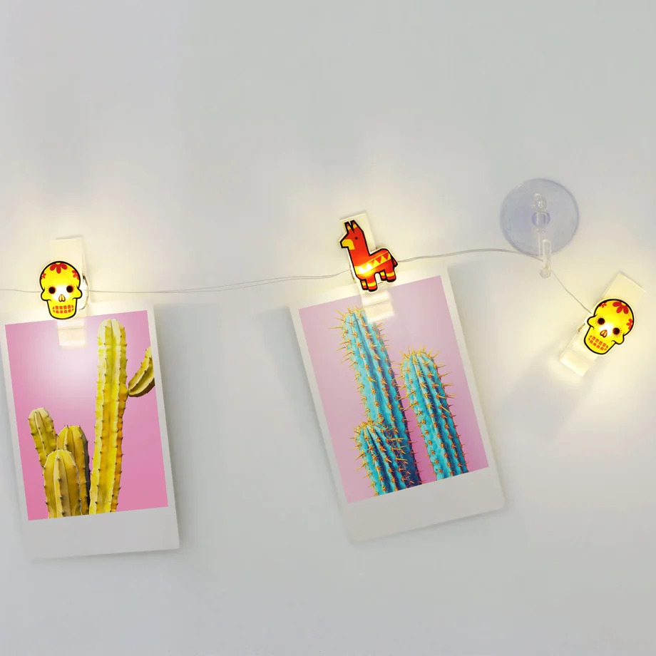 Mustard Pinata Light Up Picture Garland | Gifts Handpicked