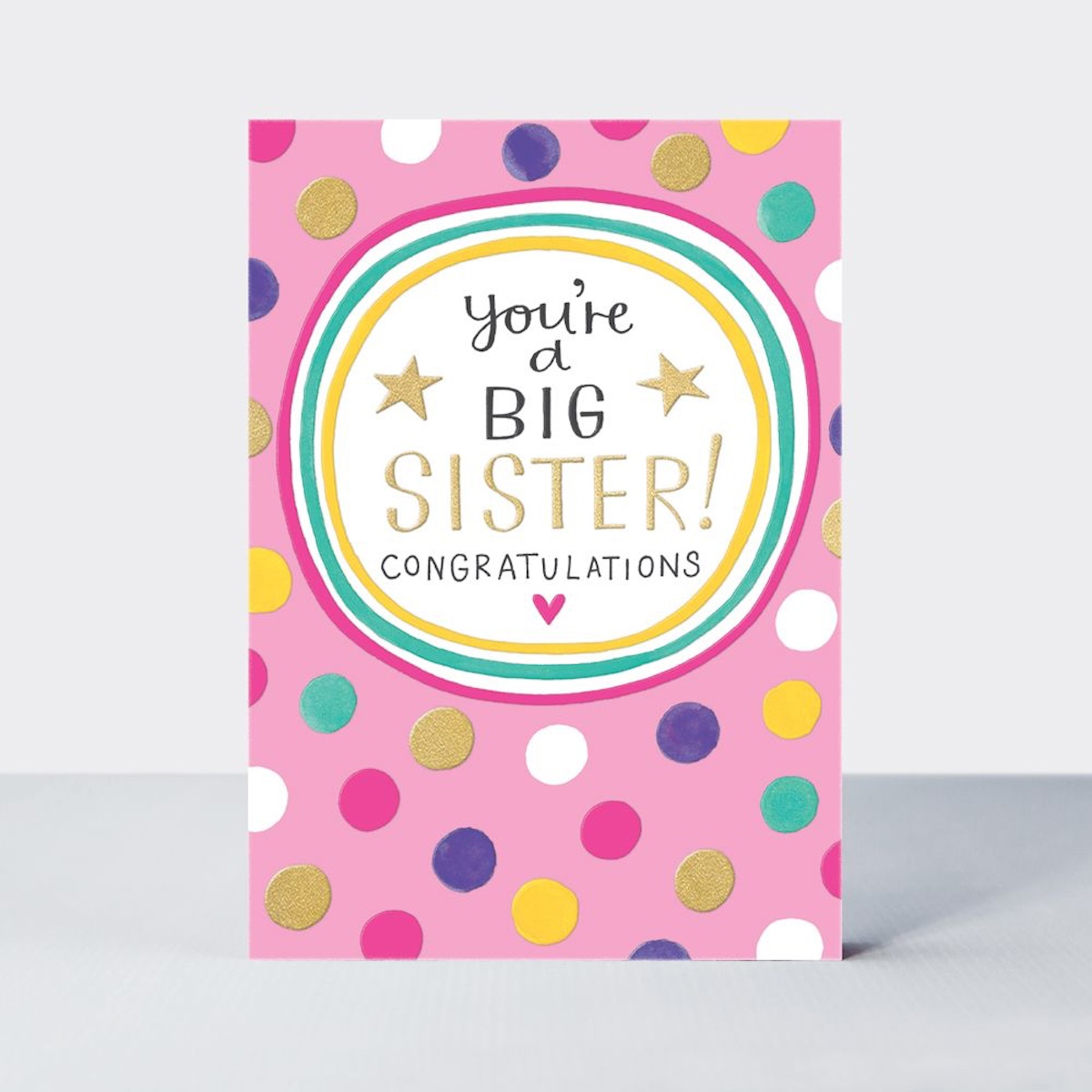 Rachel Ellen Congratulations Big Sister Card | Handpicked