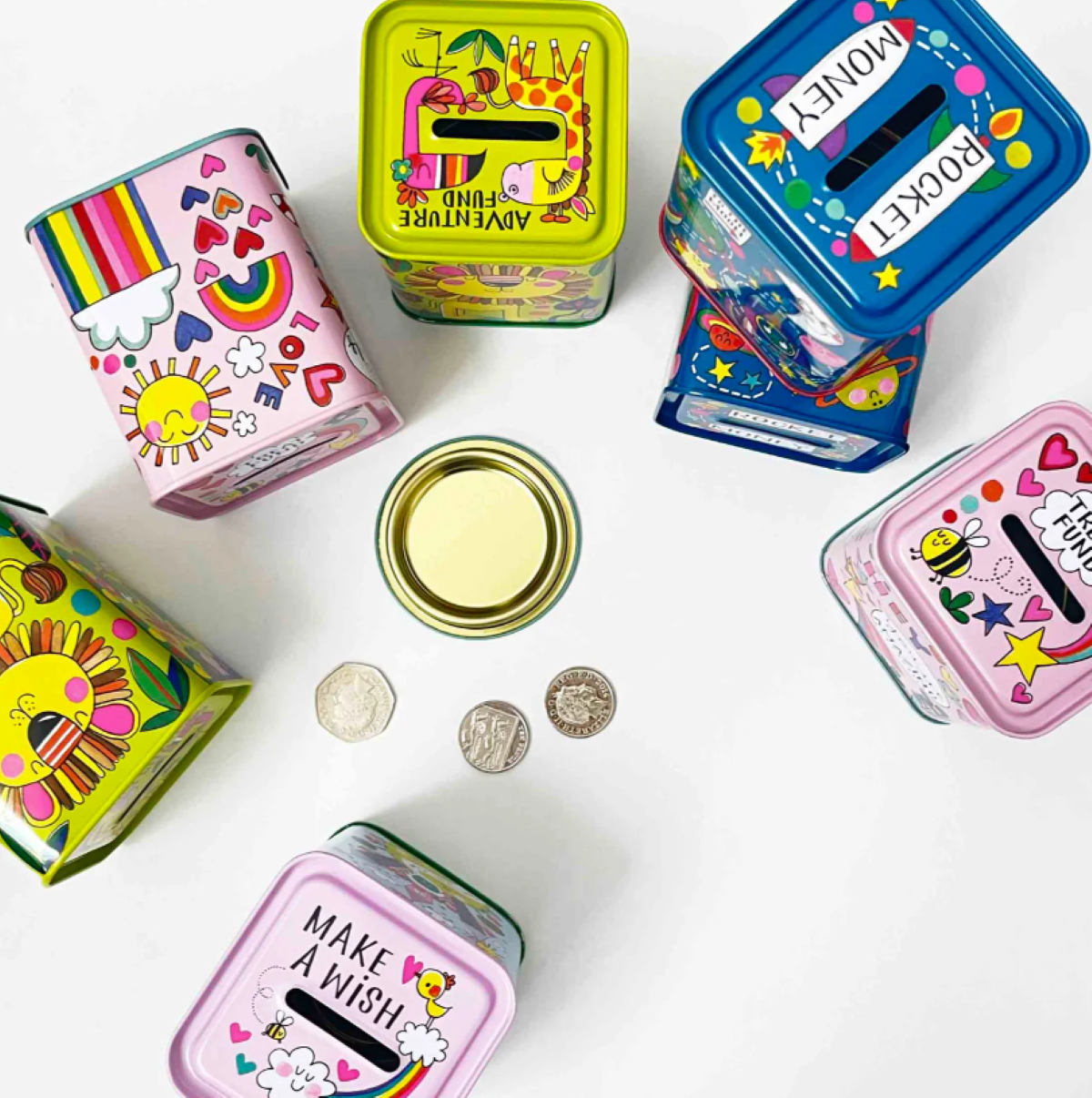 Rachel Ellen Decorative Money Tins | Gifts from Handpicked