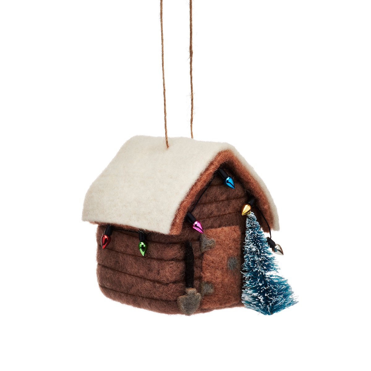 Sass & Belle Felt Shed Christmas Decoration| GiftsHandpicked