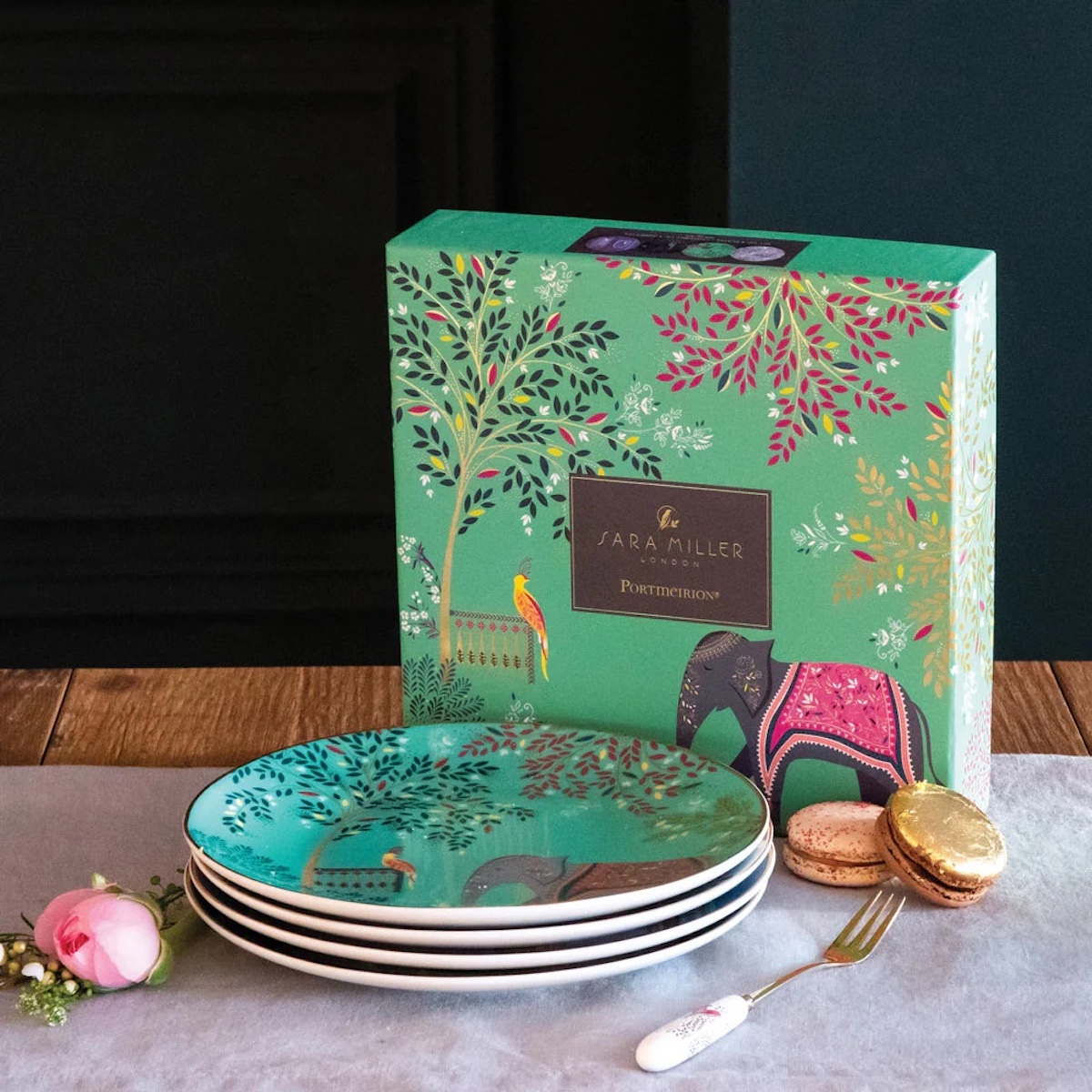 Sara Miller India Set of Cake Plates | Gifts from Handpicked