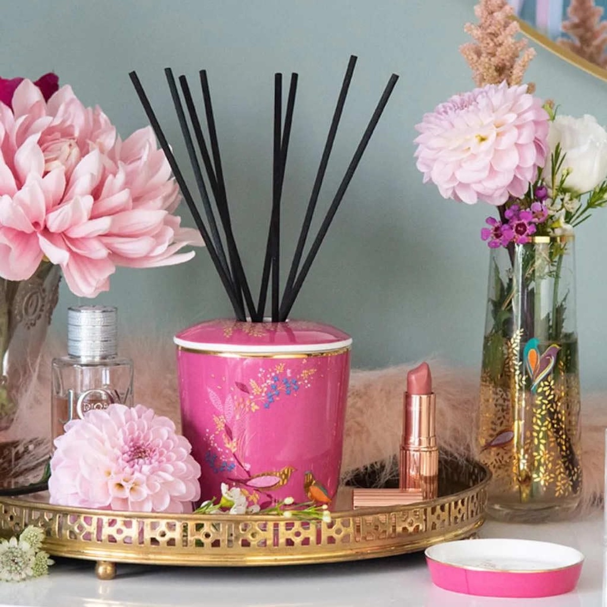 Sara Miller Pink Design Reed Diffuser | Gifts Handpicked
