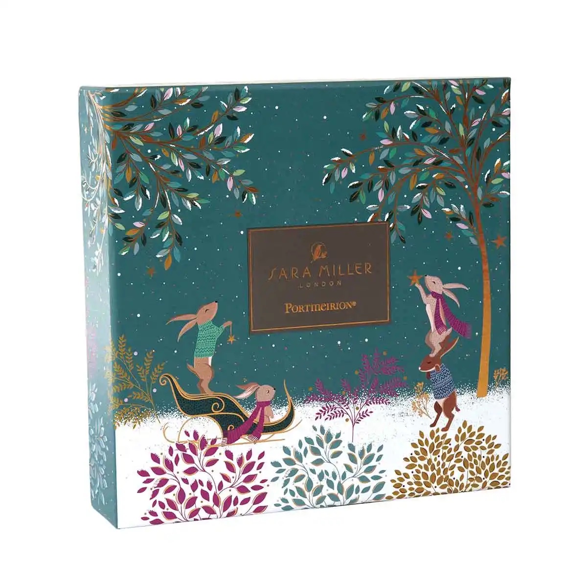 Sara Miller Woodland Tales Set of 4 Cake Plates | Handpicked
