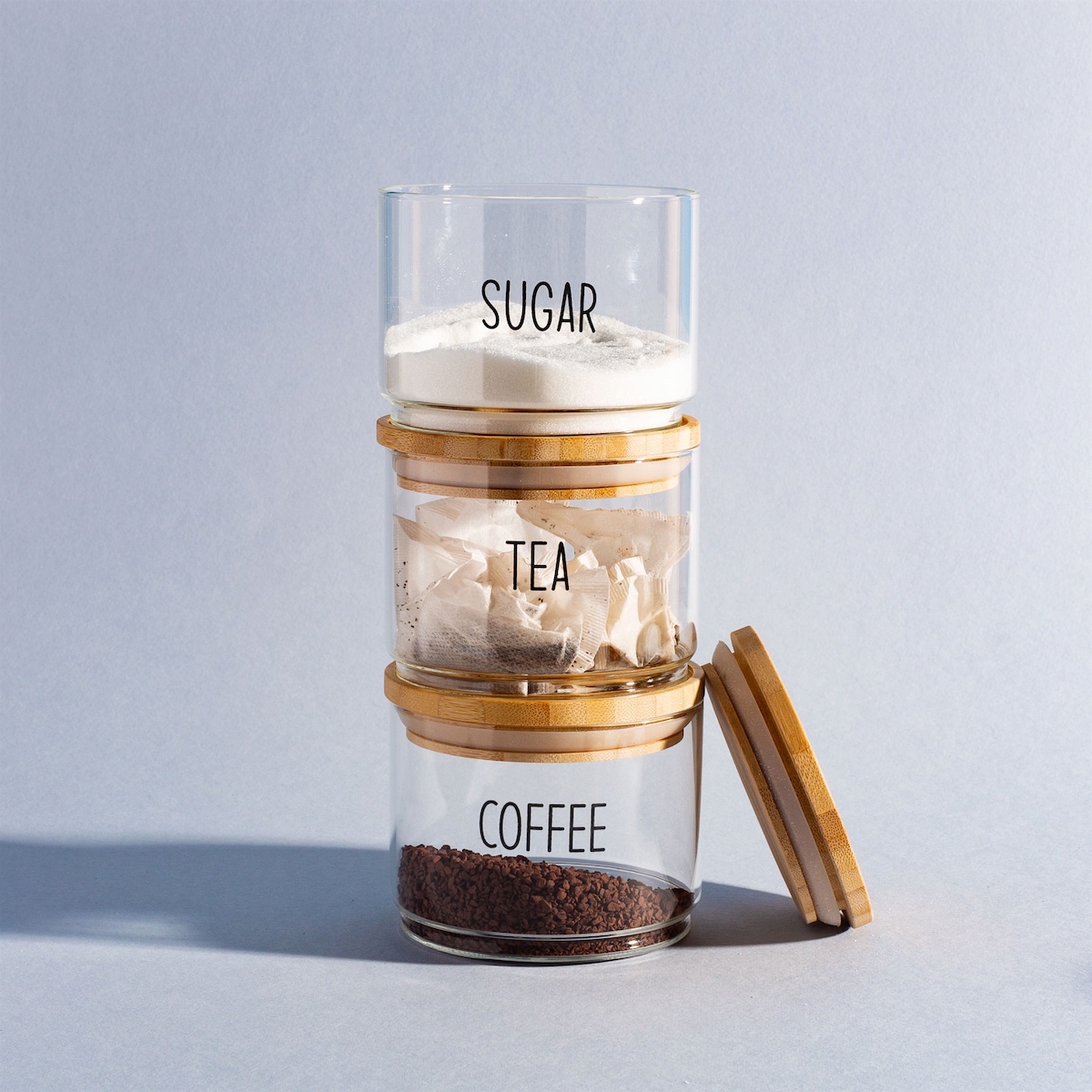 Sass & Belle Tea, Coffee and Sugar Stacking Jars | Gifts