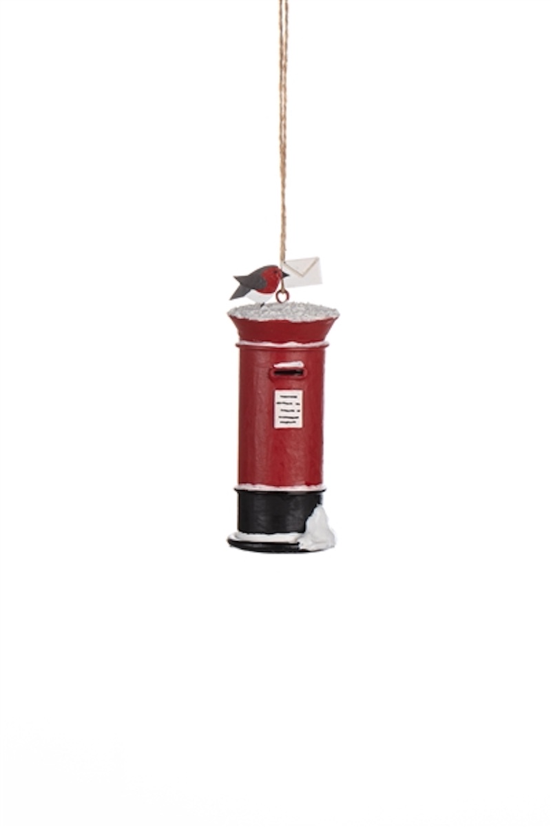 Shoeless Joe Robin on Post Box Christmas Decoration | Gifts