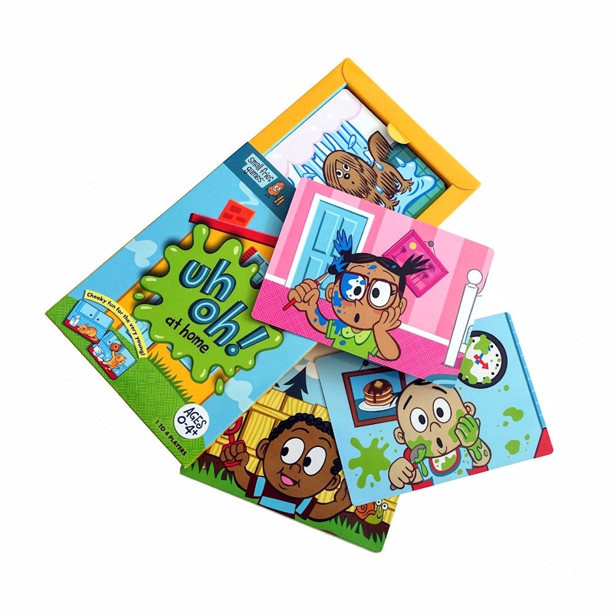 Small Fries Games Uh Oh At Home Baby Card Game | Handpicked