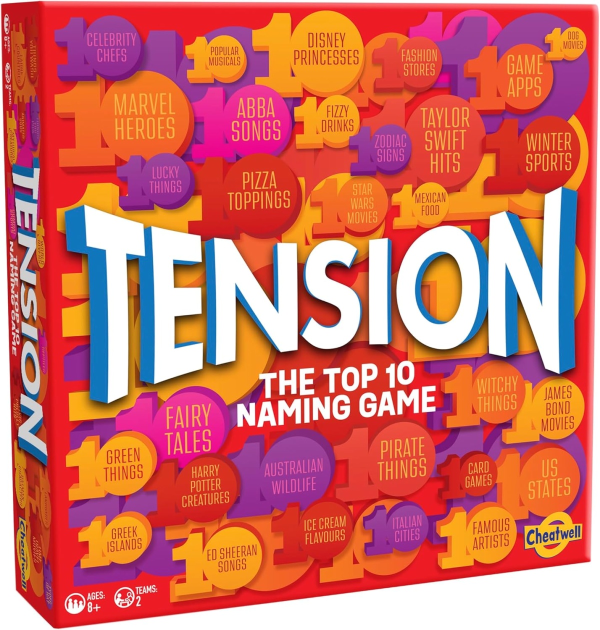 Tension The Top 10 Naming Board Game | Gifts from Handpicked