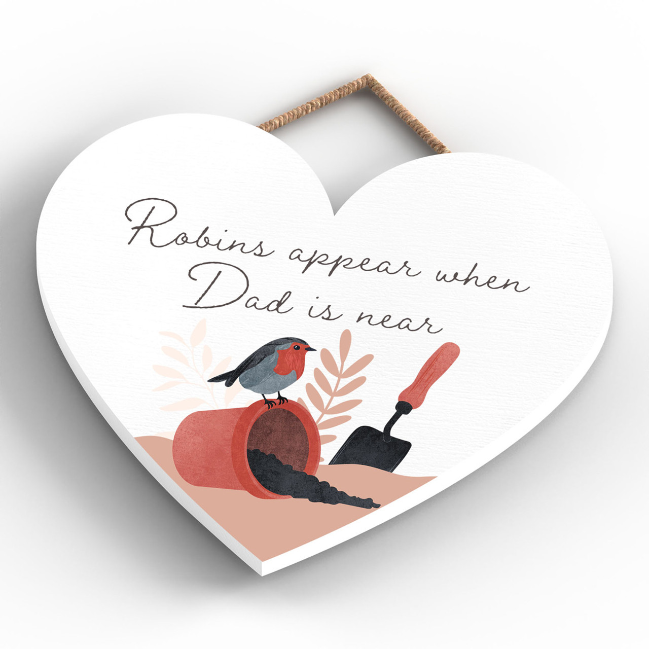 Robins Appear When Dad Is Near Plaque | Gifts Handpicked