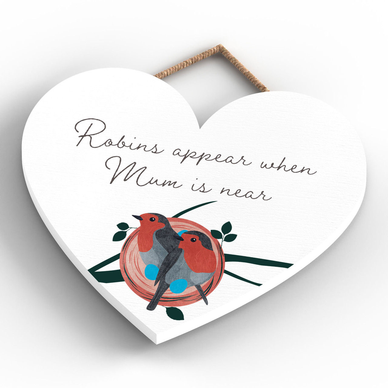 Robins Appear When Mum Is Near Plaque | Gifts Handpicked