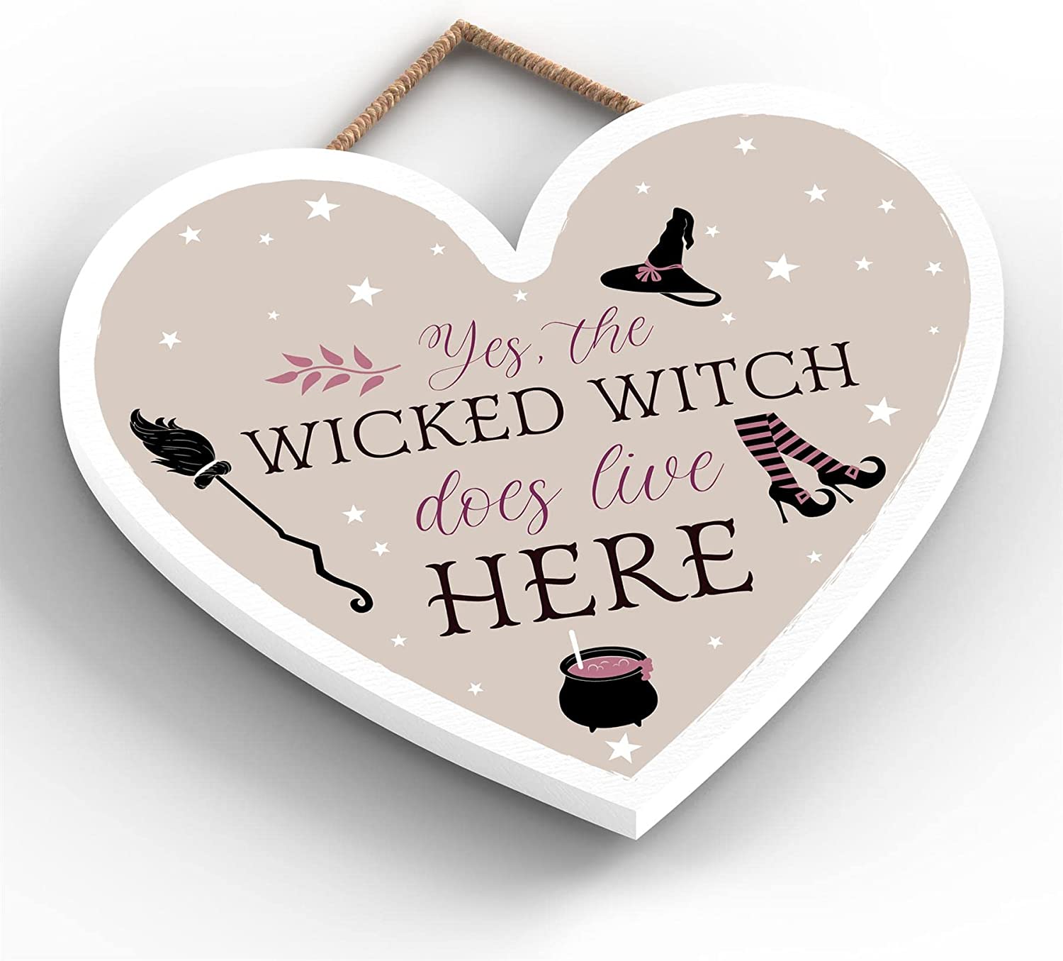 The Wicked Witch Lives Here Plaque | Gifts from Handpicked
