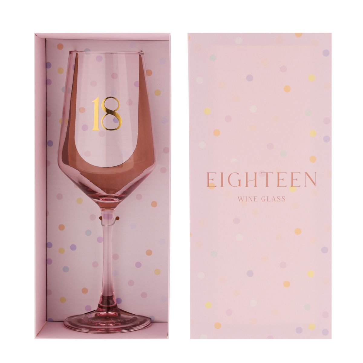Widdop 18th Birthday Gift Boxed Wine Glass | GiftsHandpicked