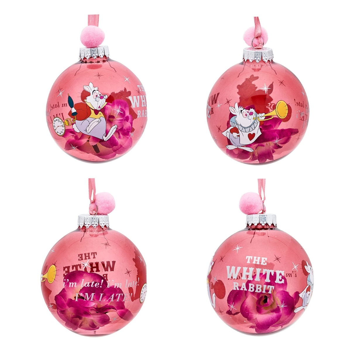 Disney Alice in Wonderland Christmas Baubles | Handpicked
