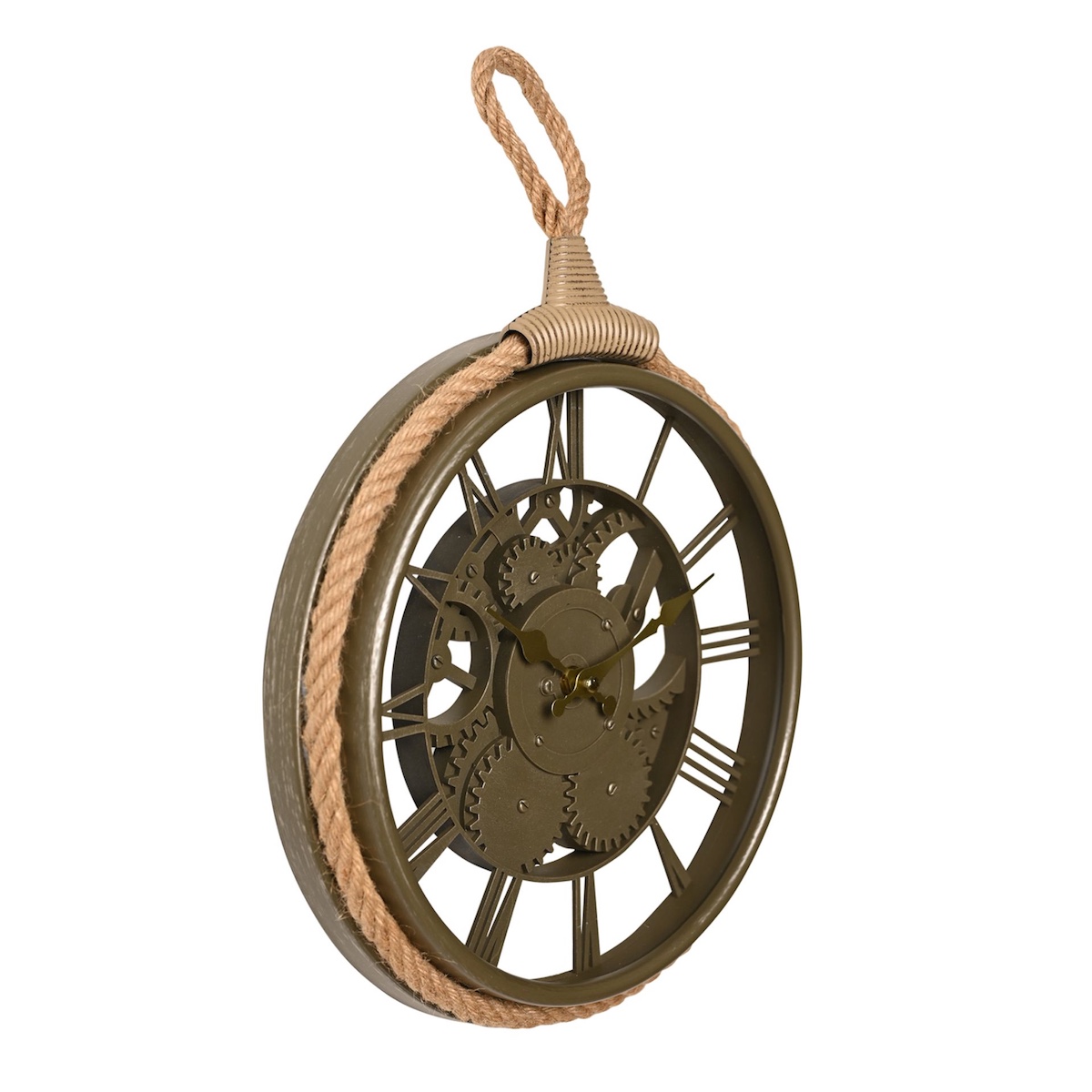 Widdop Cogs & Rope Design Wall Clock | Gifts Handpicked
