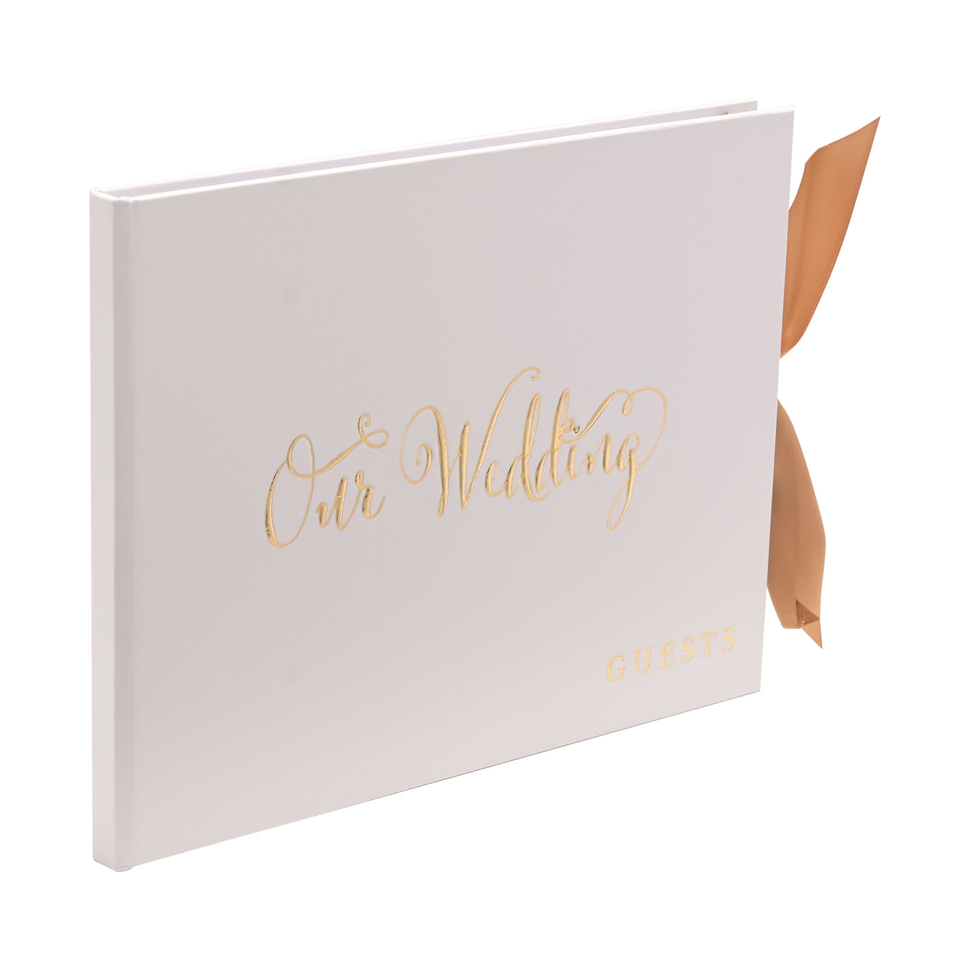 Widdop Gold Foiled Wedding Guest Book | Gifts Handpicked