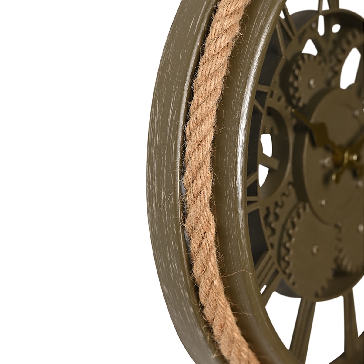 Widdop Cogs & Rope Design Wall Clock | Gifts Handpicked