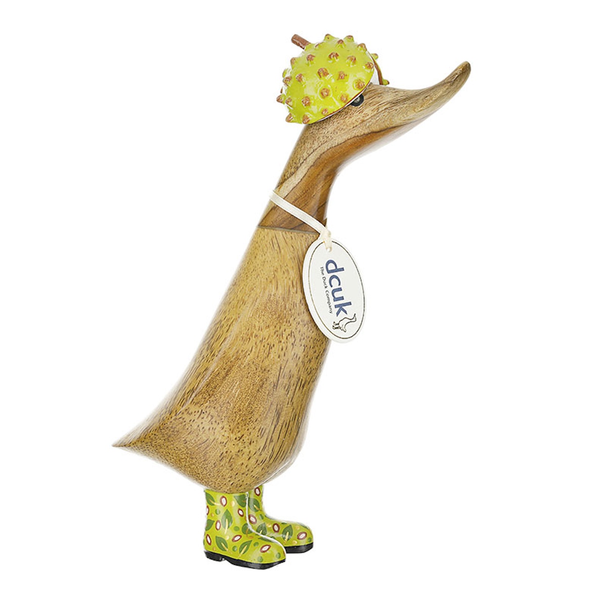 DCUK Autumnal Conker and Acorn Hat Wooden Ducklings | Gifts